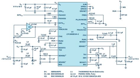 Produce Negative Voltages Using The Buck Controller Analog Devices