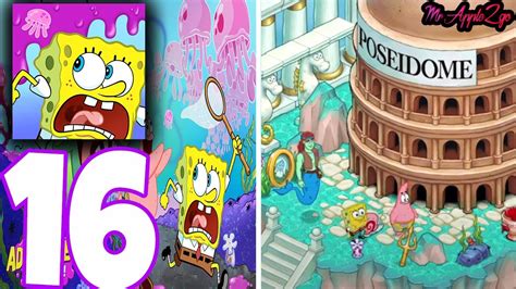 Spongebob Adventures In A Jam Gameplay Walkthrough Part 16 The Big Poseidome Ios Android
