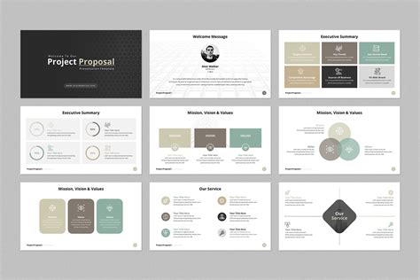 Project Proposal Powerpoint Template Nulivo Market
