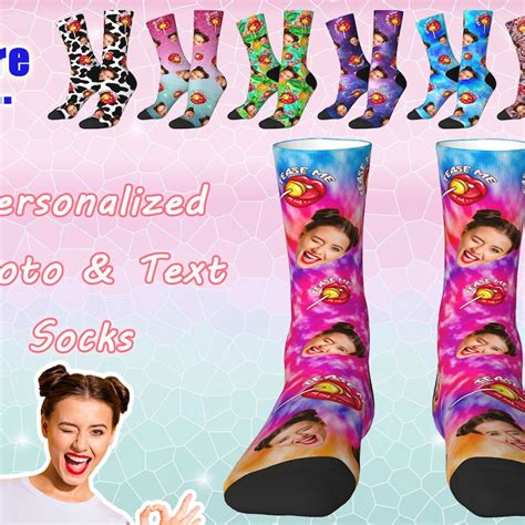 Custom Face Socks Etsy