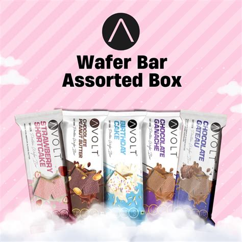 Avolt Wafer Bar Assorted Box 5 Delicious Protein Packed Flavors