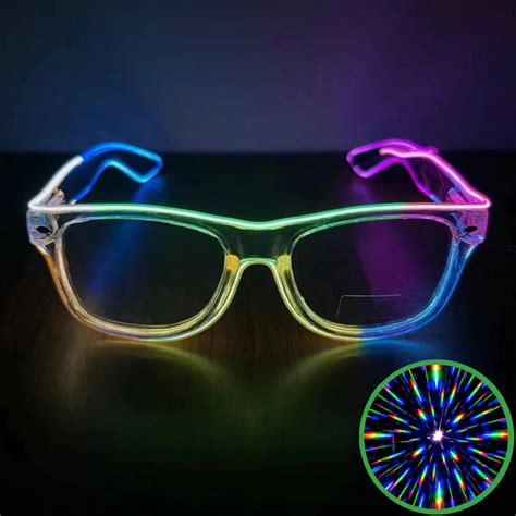 Extreme Led Diffraction Glasses Euphorium Store