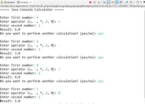 Implement A Robust Java Calculator Program That Computes User Input