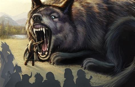 Fenrir The Giant Wolf In Norse Mythology Viking Store