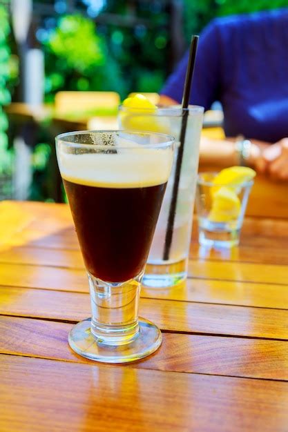 Premium Photo Latte Coffee Or Caffe Latte In Tall Latte Glasses With