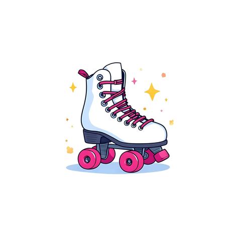 Retro Roller Skate Stickers Vibrant Glossy Vinyl Decals Etsy