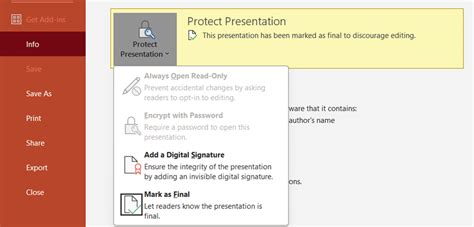 How To Protect Content On Powerpoint Presentations Slidebazaar