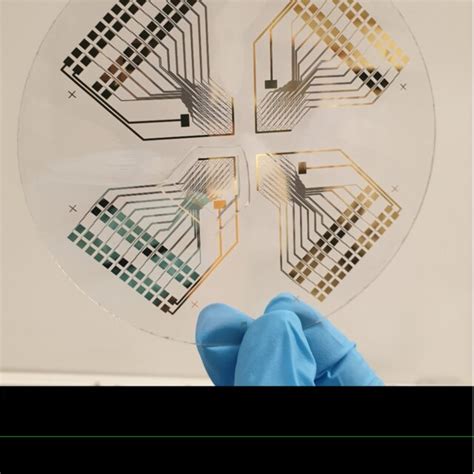 Figure S7 Glass Wafer Patterned With Four Eoect Classifiers