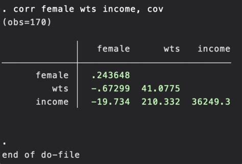 Stata Workshop Flashcards Quizlet