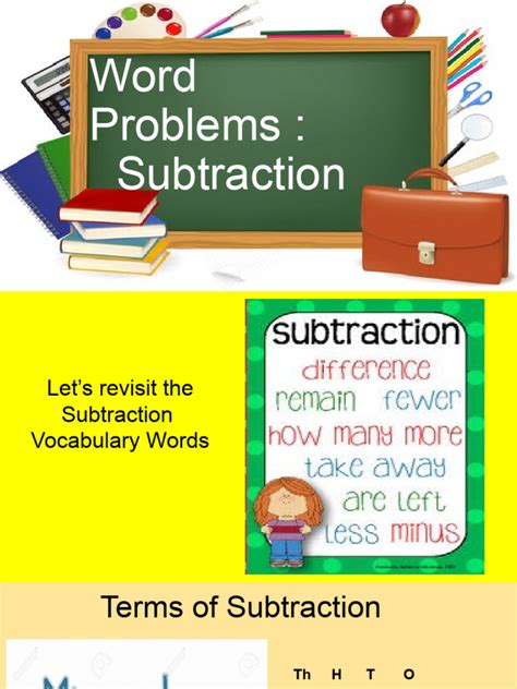 Word Problems Subtraction Pdf Subtraction Mathematics