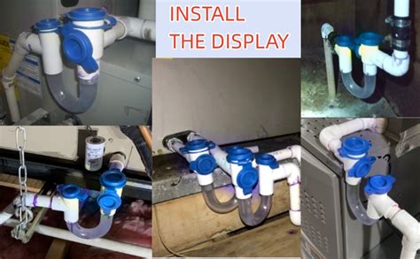 Decoaircon 34 Inch Standard Condensate Trap With Cleaning Brush Pvc U Trap For