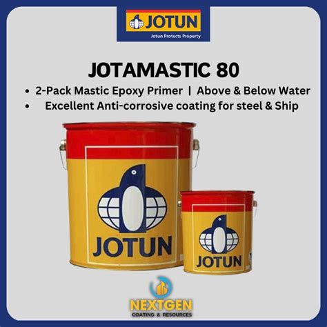 Jotamastic 80 Grey Red Buff Jotun Marine Paint Epoxy Mastic