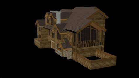 Condo Low Poly Structure 3d Model Turbosquid 1999838