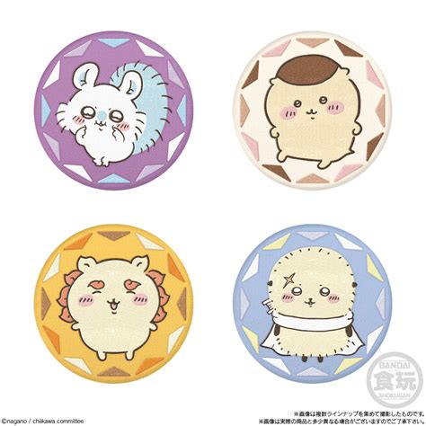 Chiikawa Embroidery Can Badge Biscuit 1box 12pcs