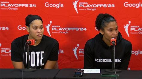 Alyssa Thomas Brionna Jones Post Game Interview Minnesota Lynx Vs