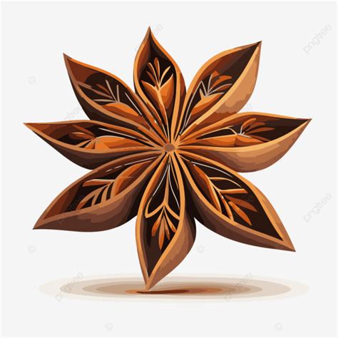 스타 아니스 스티커 클립 아트 황금 양파 꽃 또는 정향 꽃 만화의 3d 벡터 이미지 상표 클립 아트 Png 일러스트 및 벡터 에 대한 무료 다운로드 Pngtree