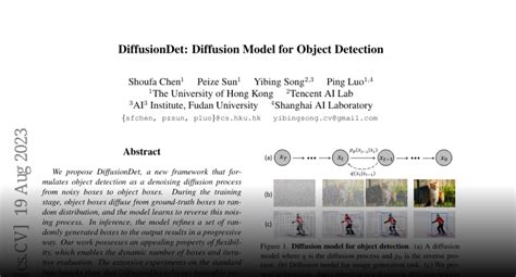 Paper Page Diffusiondet Diffusion Model For Object Detection