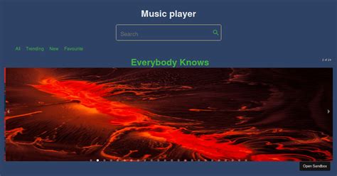 React Audio Player Examples Codesandbox React Audio Player Examples Codesandbox