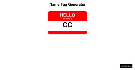 L5 Write A Functional Component Codesandbox
