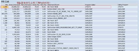 abap 对resb表取数性能影响 sap itguest