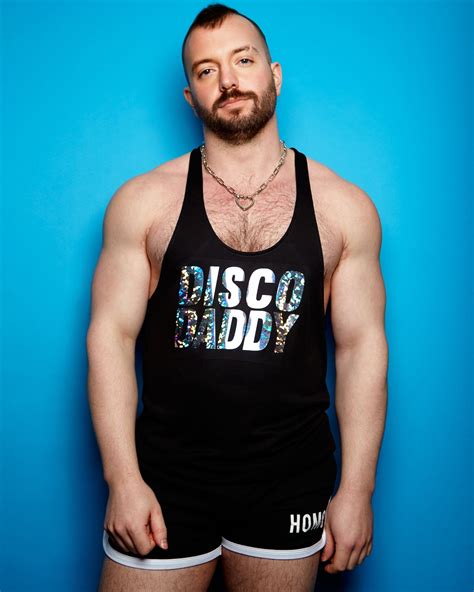 Disco Daddy Sparkle On Black Tank Etsy