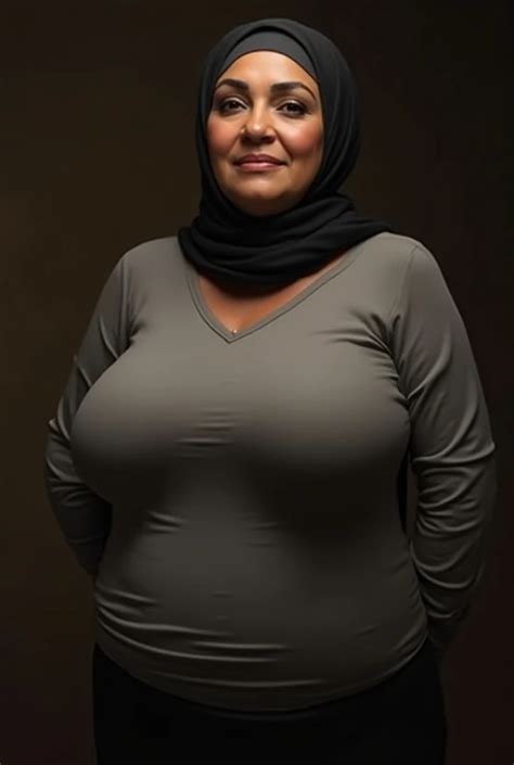 40 Age Hijab Lady With 52 Ak Size Boobs Arabian Beautiful Milf