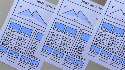 Website Design Wireframe Examples Of Web And Mobile Wireframe Sketches