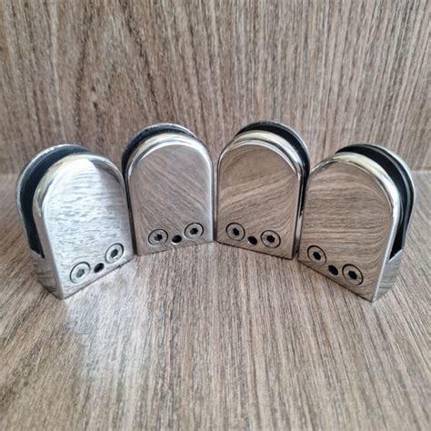 Jual Glass Clip Klem Kaca Penjepit Kaca Klem Kaca Oval Railing Balkon Rata Kota Malang