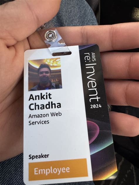Ankit Chadha On Linkedin Reinvent Vegas Aws