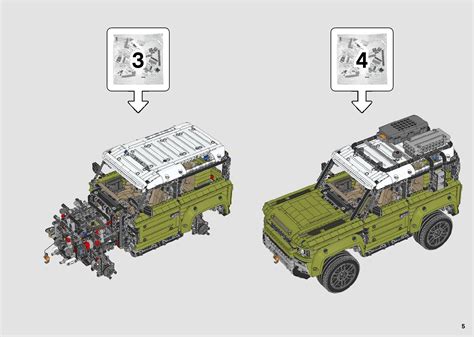 Lego 42110 Land Rover Defender Building Instructions Step By Step Guide