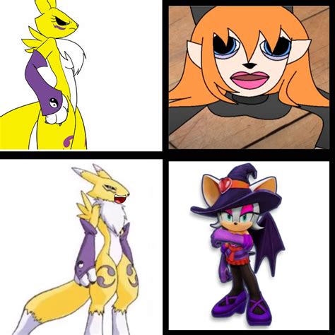 Renamon Drake Meme Witch By Chelseakittygirl On Deviantart