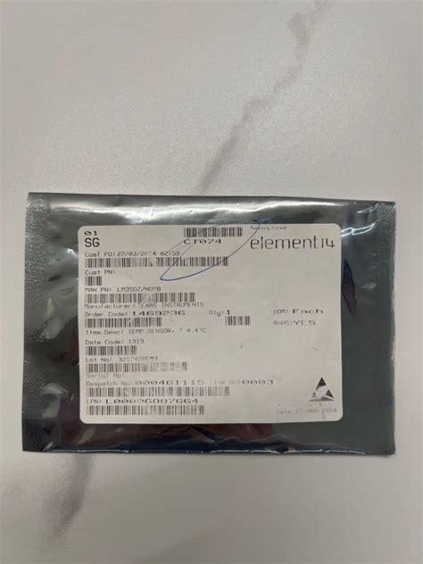 Texas Instrument Temperature Sensor Ic Computers And Tech Parts And Accessories Computer Parts On