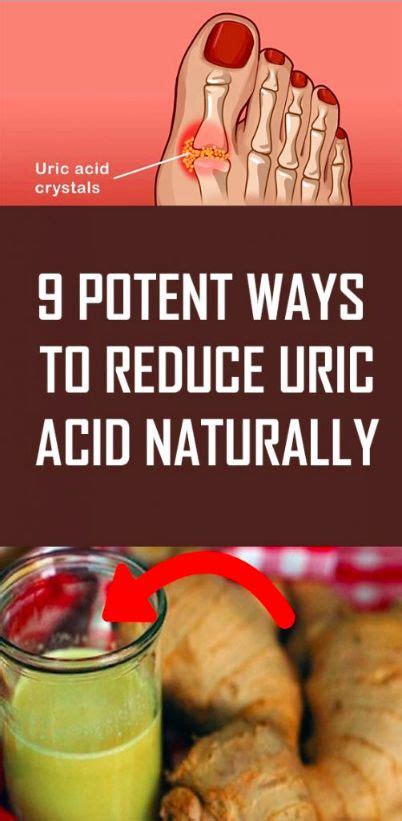 9 Potent Ways To Reduce Uric Acid Naturally Natural Health Care
