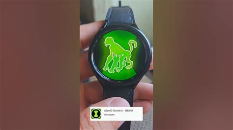 Alien10 Omnitrix Force Series Wear Os App Youtube