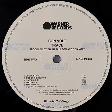 Trace Son Volt My Wax Catalog