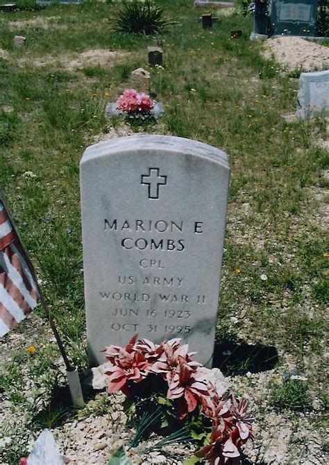 Marion E Combs 1923 1995 Find A Grave Memorial