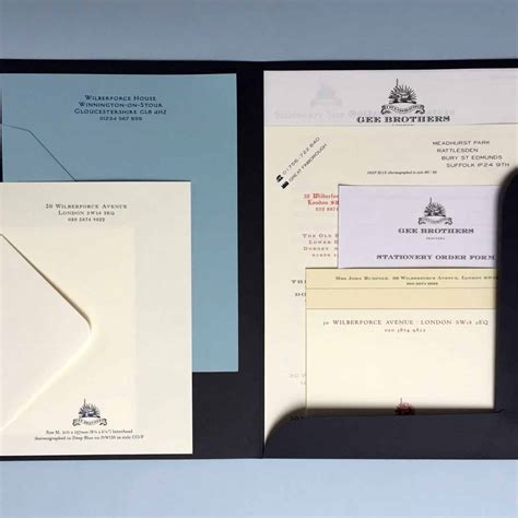 Buy Personal Stationery Sample Pack Signature Selection Online Gee