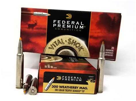 Federal 30 06 Ammunition Vital Shok P3006tt1 180 Grain Trophy Bonded