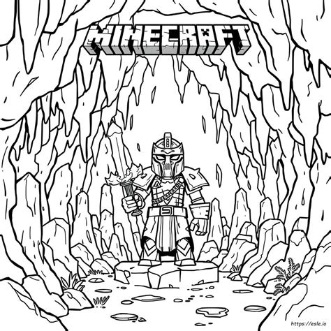 Minecraft Warden Ausmalbilder