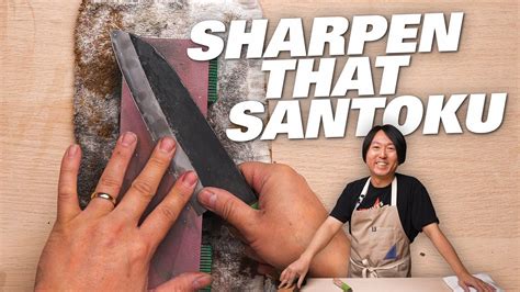 Santoku Sharpening Secrets Make Your Knife Laser Sharp Youtube