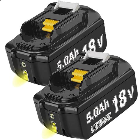 2X 18V 5.0Ah/5000mAh replacement battery for BL1850B BL1830B BL1860 ...