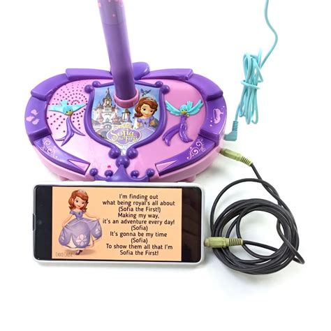 Sofia The First Stand Up Singing Microphone Playset Hobbies And Toys