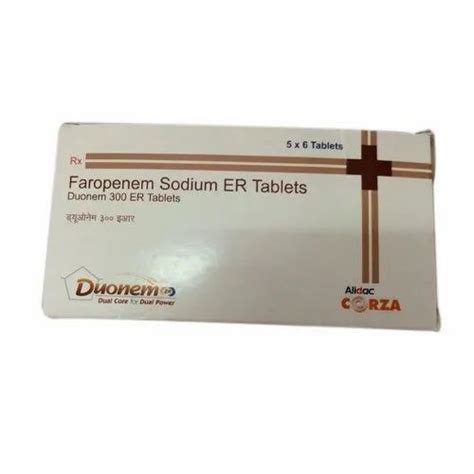 300 Mg Duonem Faropenem Sodium Tablet At ₹ 691 Stripe Nagpur Id