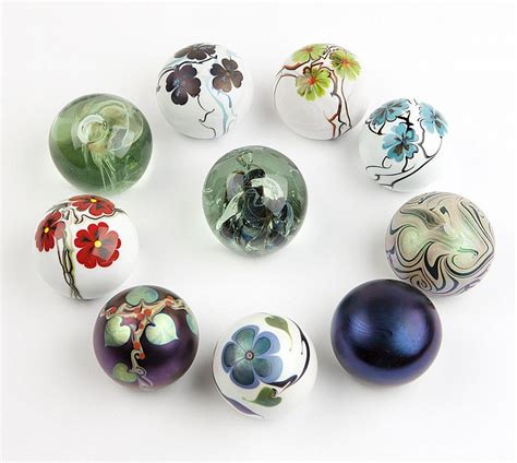 Lot A Collection Of Paperweights Stuart Abelman