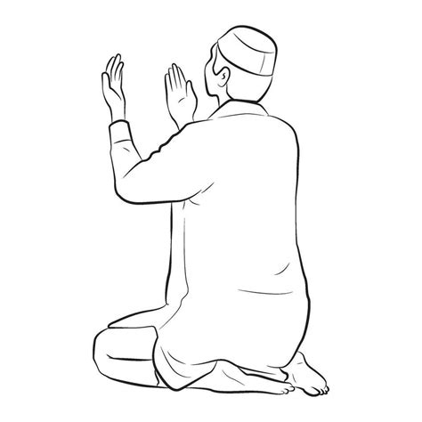 Personas Rezando Dibujo