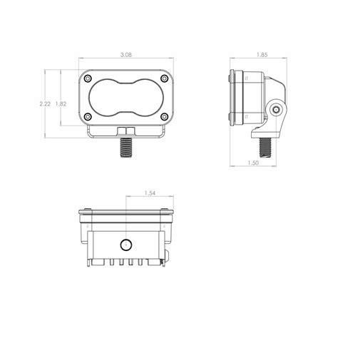 Baja Designs S2 Pro Workscene Pattern Led Light Pods Pair 487806