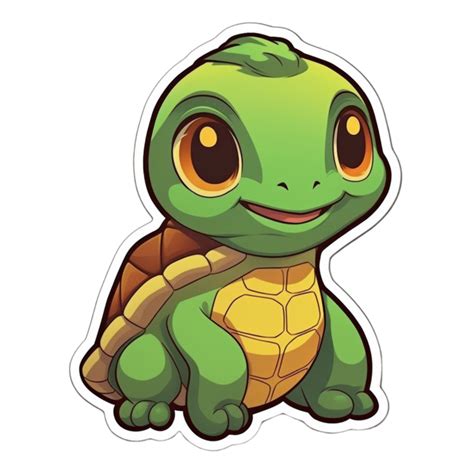 Terrific Turtles Cartoon Cute Turtle Illustrations 23841805 Png