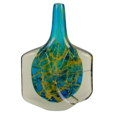 Malta Art Glass Vase 1970s For Sale At Pamono