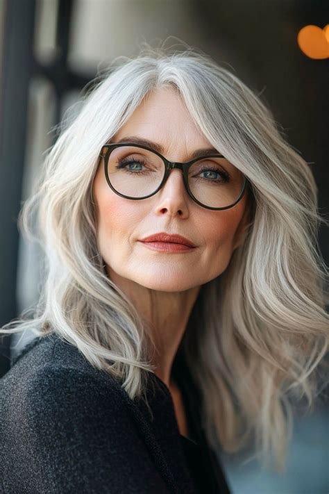 19 Best Color Glasses For Gray Hair To Transform Your Look Fabbon