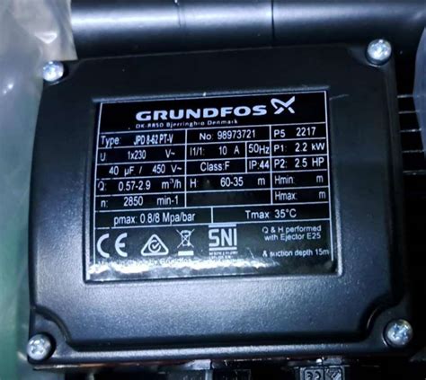 Jual Grundfos Jpd 8 62 Pt Pompa Air Sumur Dalam Otomatis Di Seller